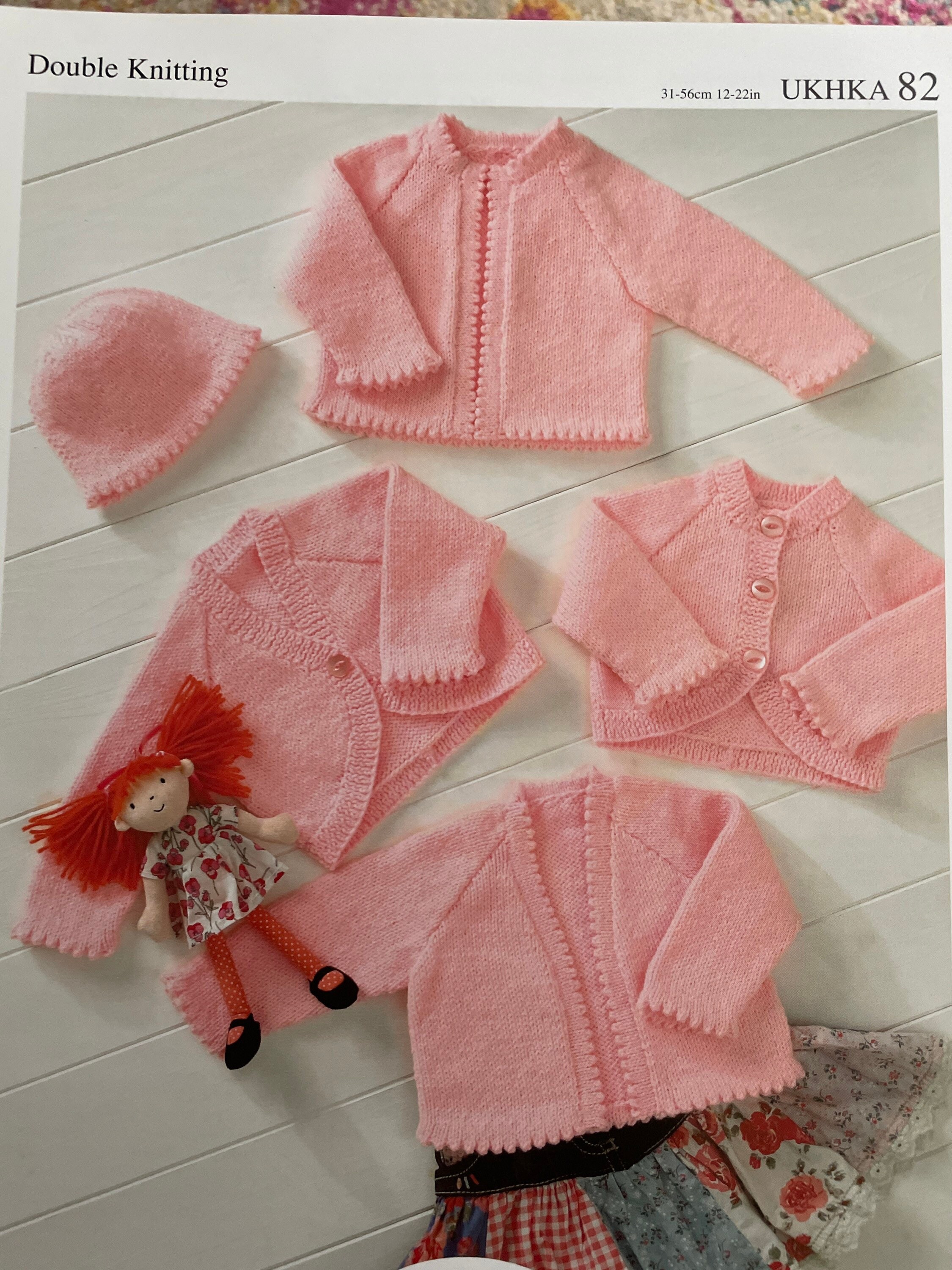 UKHKA 82 Knitting Pattern baby Cardigans Knitting Pattern - Etsy UK