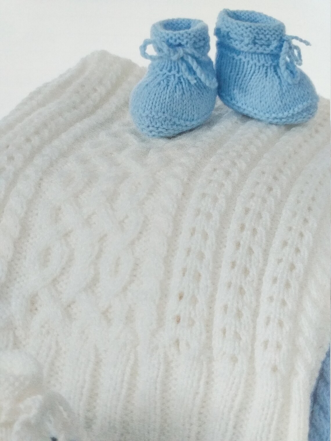 Dk Baby Blanket Pattern aran Style Blanket Nursery Blanket - Etsy UK