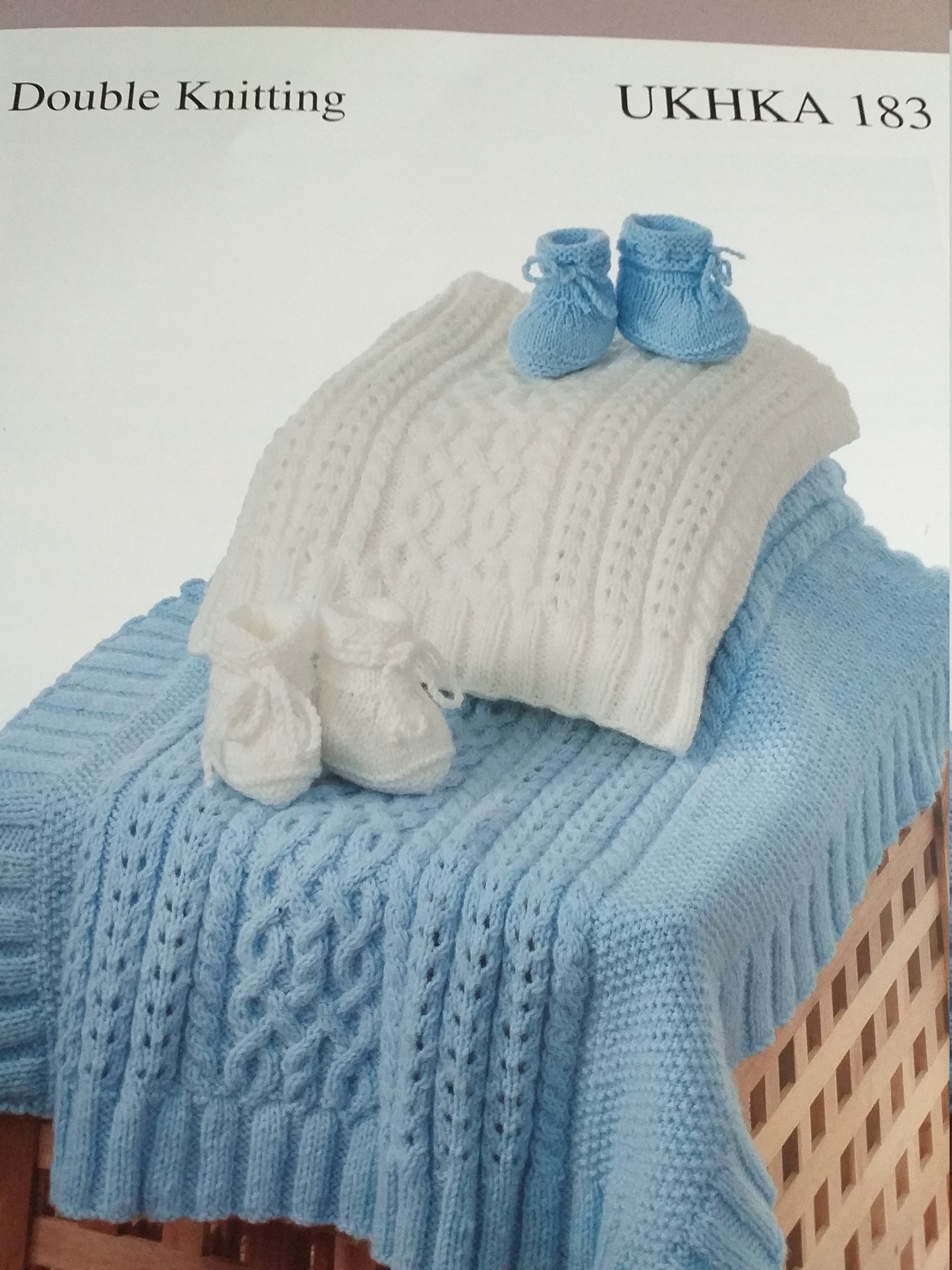 Dk Baby Blanket Pattern aran Style Blanket Nursery Blanket - Etsy UK