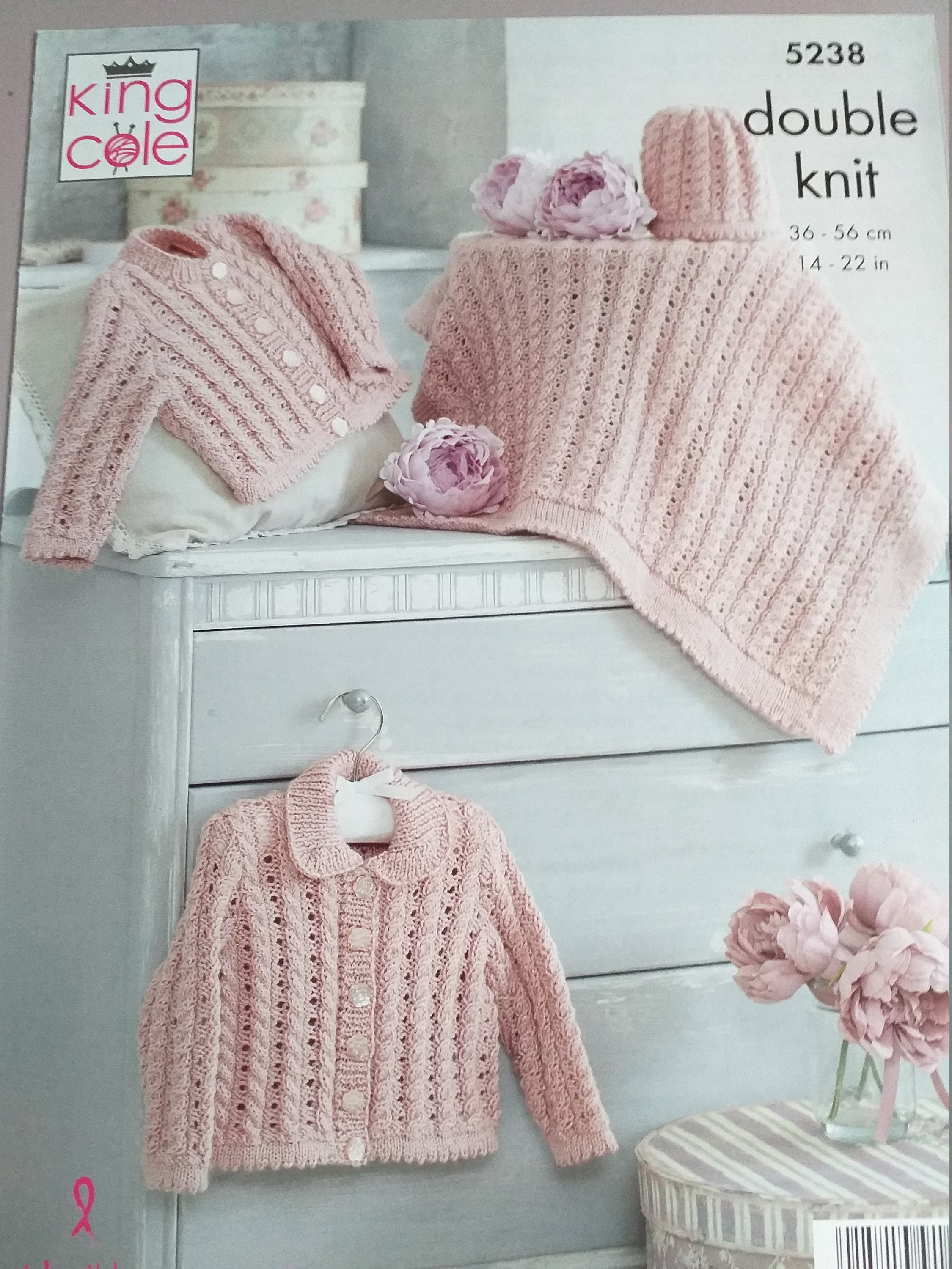 King Cole Knitting Pattern 5238 Baby Patterns Baby - Etsy UK