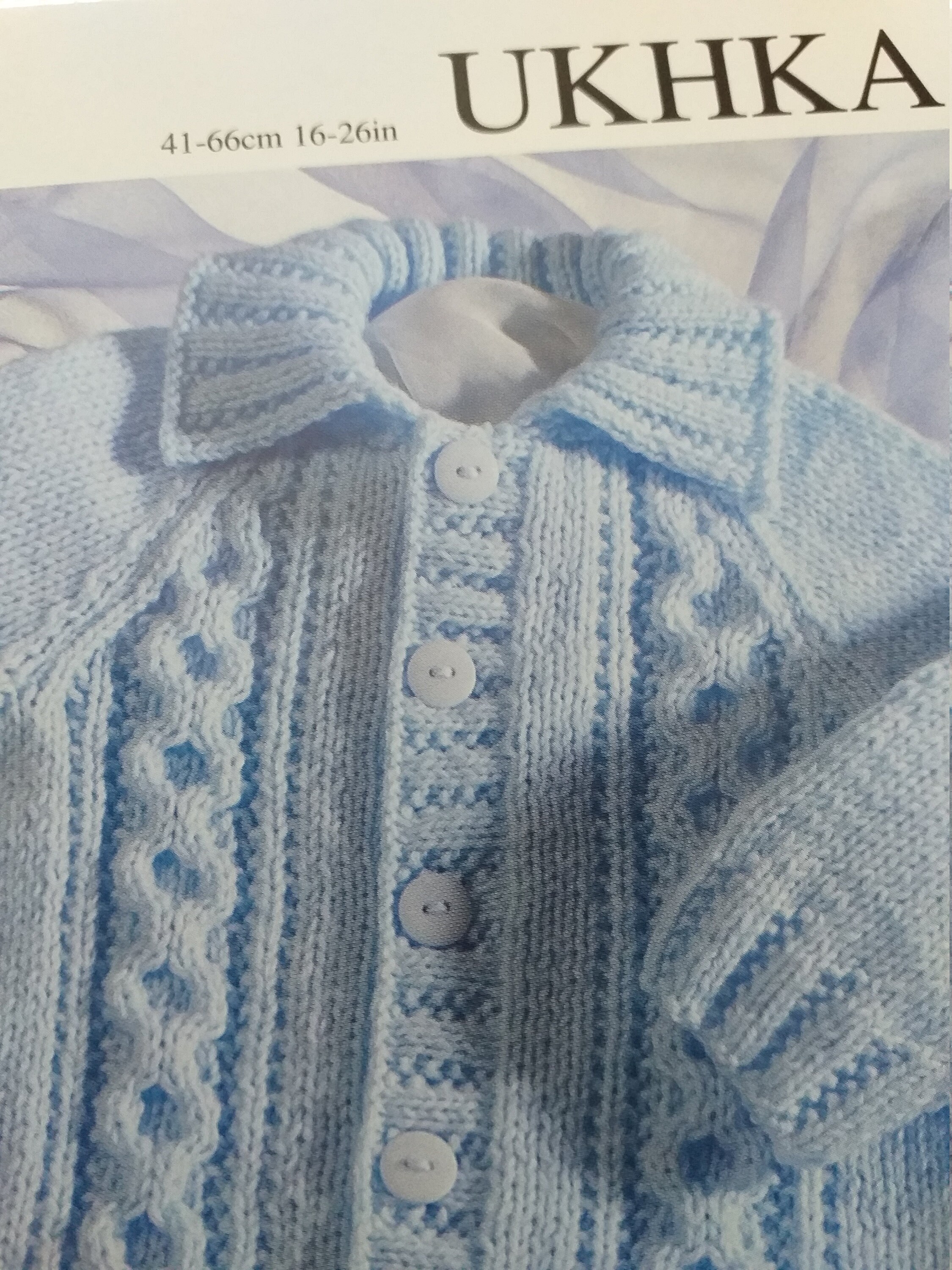 UKHKA Knitting Pattern baby Cardigan Baby Hoody Dk Patterns - Etsy UK