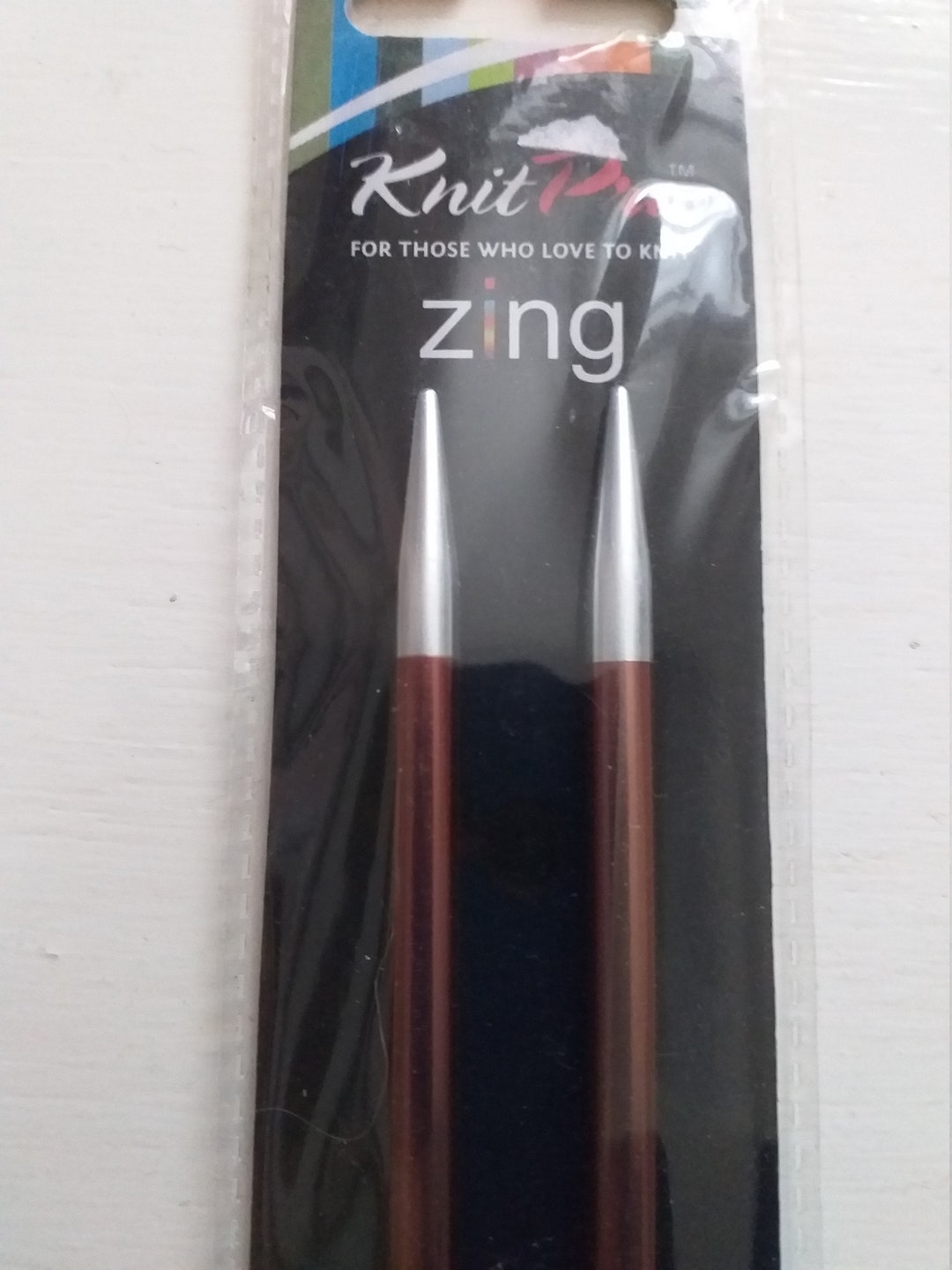 Knitpro Zing Knitting Needles , Metal Knitting Needles , 5.50 Mm ...