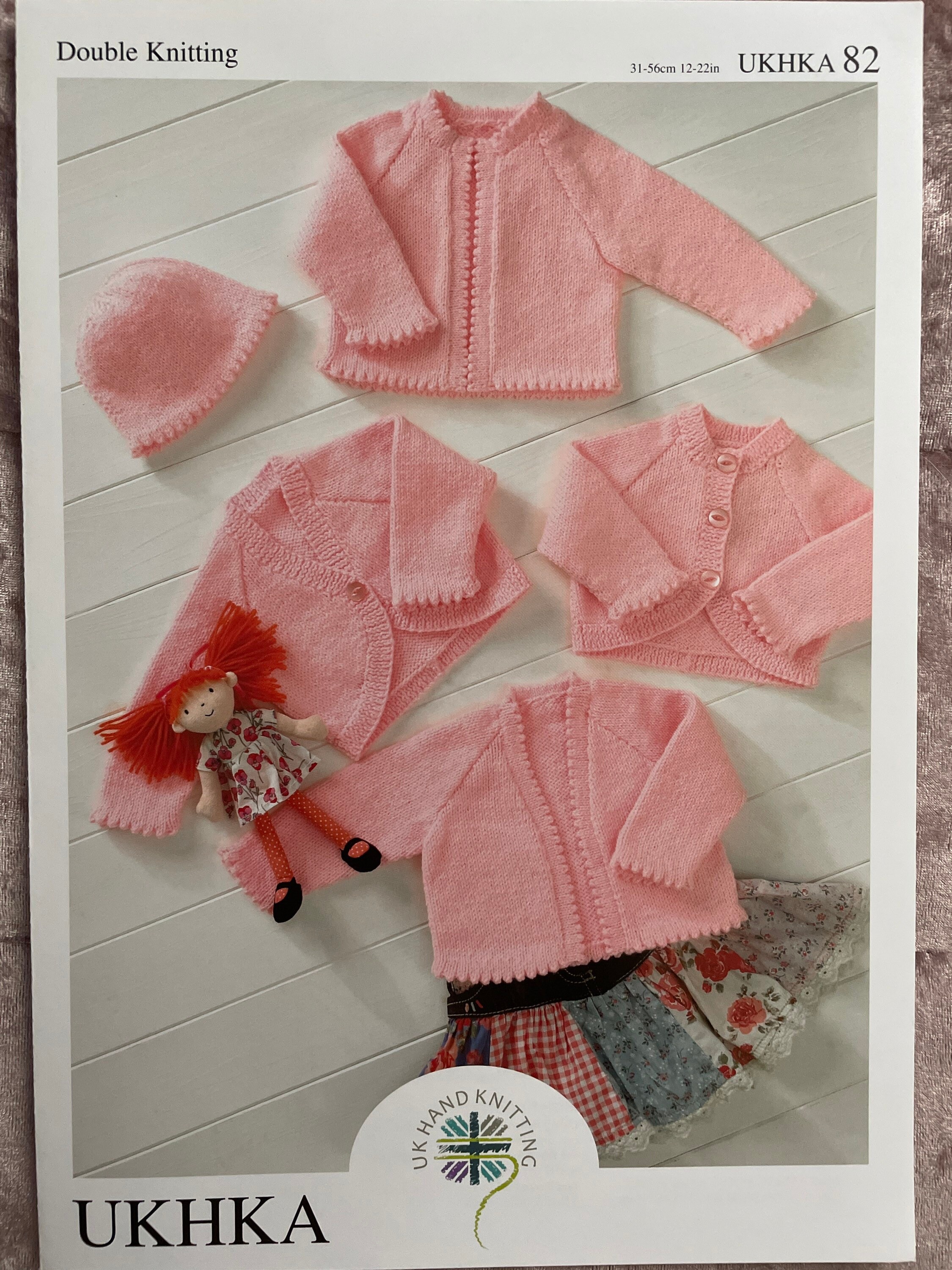 UKHKA 82 Knitting Pattern baby Cardigans Knitting Pattern | Etsy UK