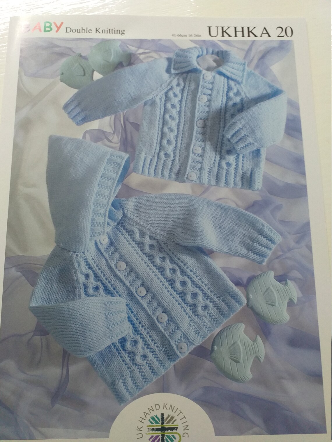UKHKA Knitting Pattern baby Cardigan Baby Hoody Dk Patterns - Etsy UK
