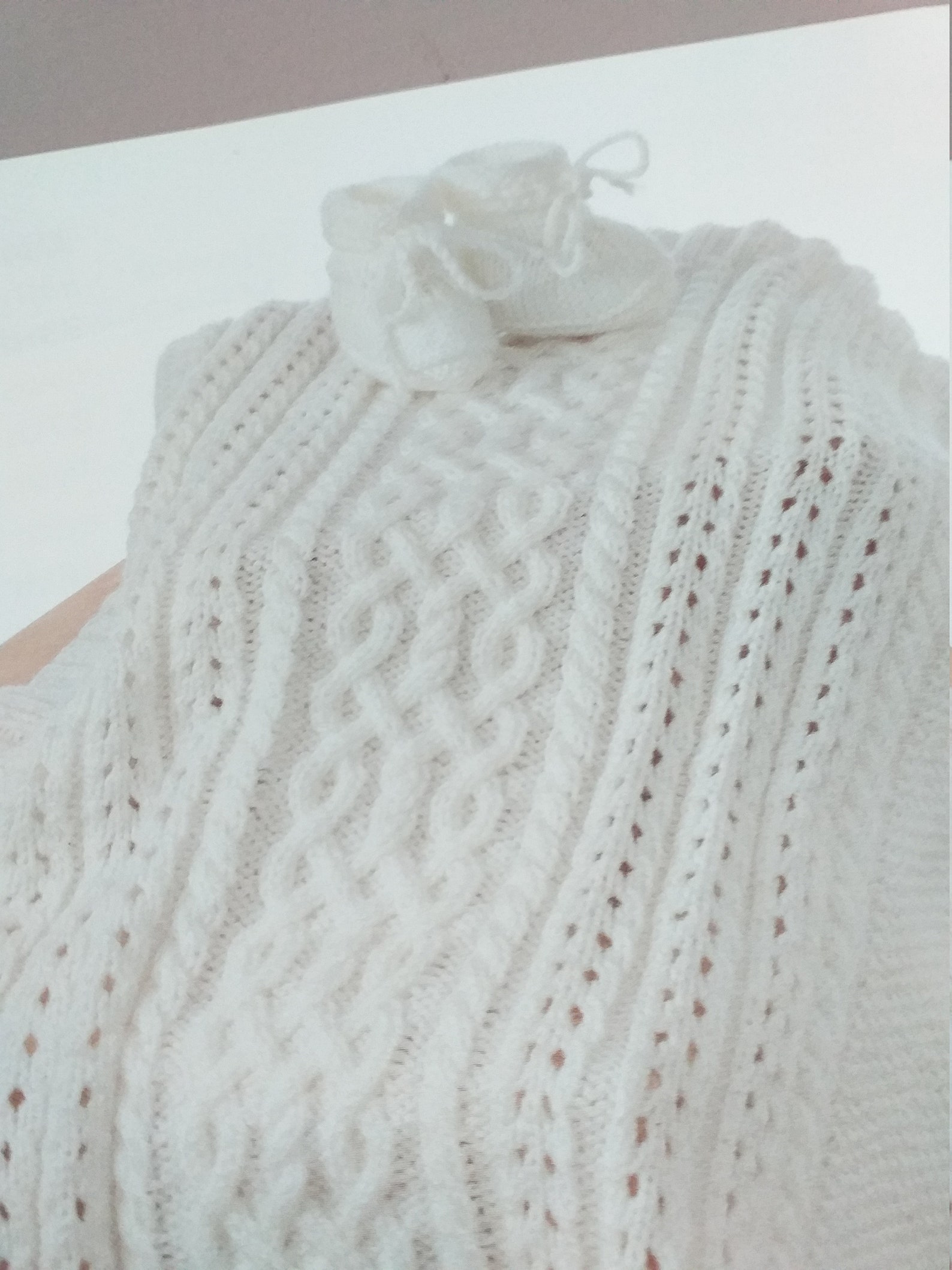 Dk Baby Blanket Pattern aran Style Blanket Nursery Blanket - Etsy UK