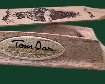 Tom Oar AKA Mountain Man Turkey Hunting Box Call Autographed by Tom ...