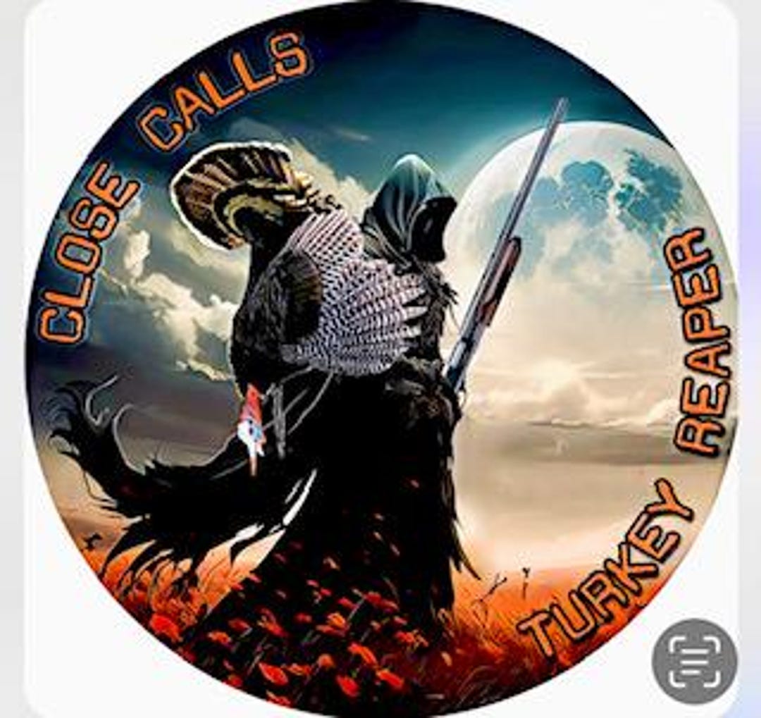 Turkey Reaper Call by Close Calls Glass Top Bochotter Wood Pot Hunting ...