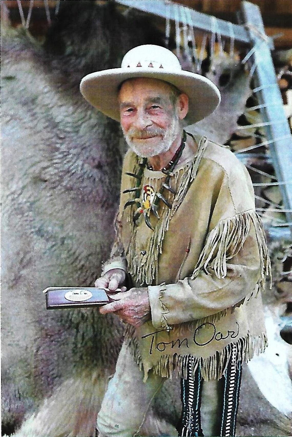 Tom Oar Mountain Man MATCHED SET of Turkey Box Call & Glass Top Pot ...