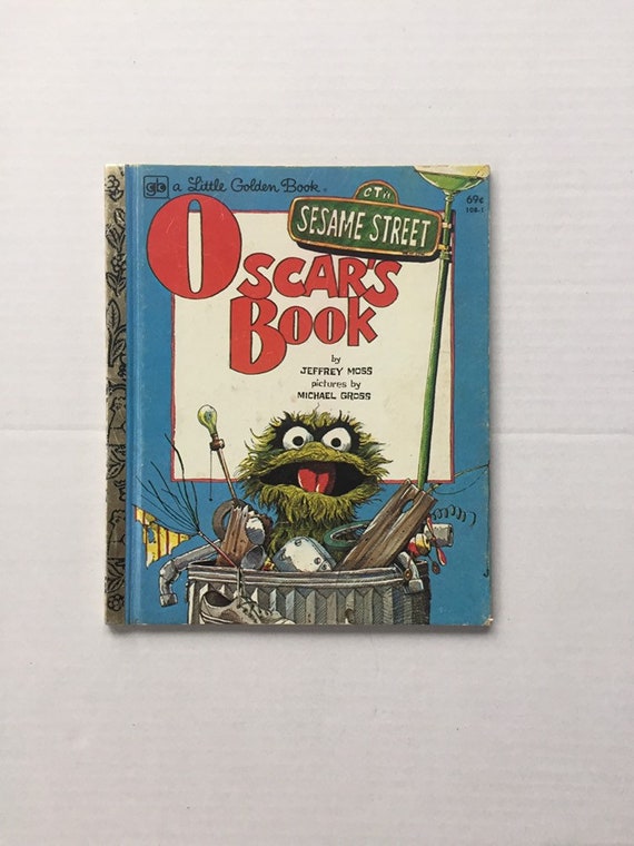 Oscar's Book Sesame Street A Little Golden Book LGB | Etsy