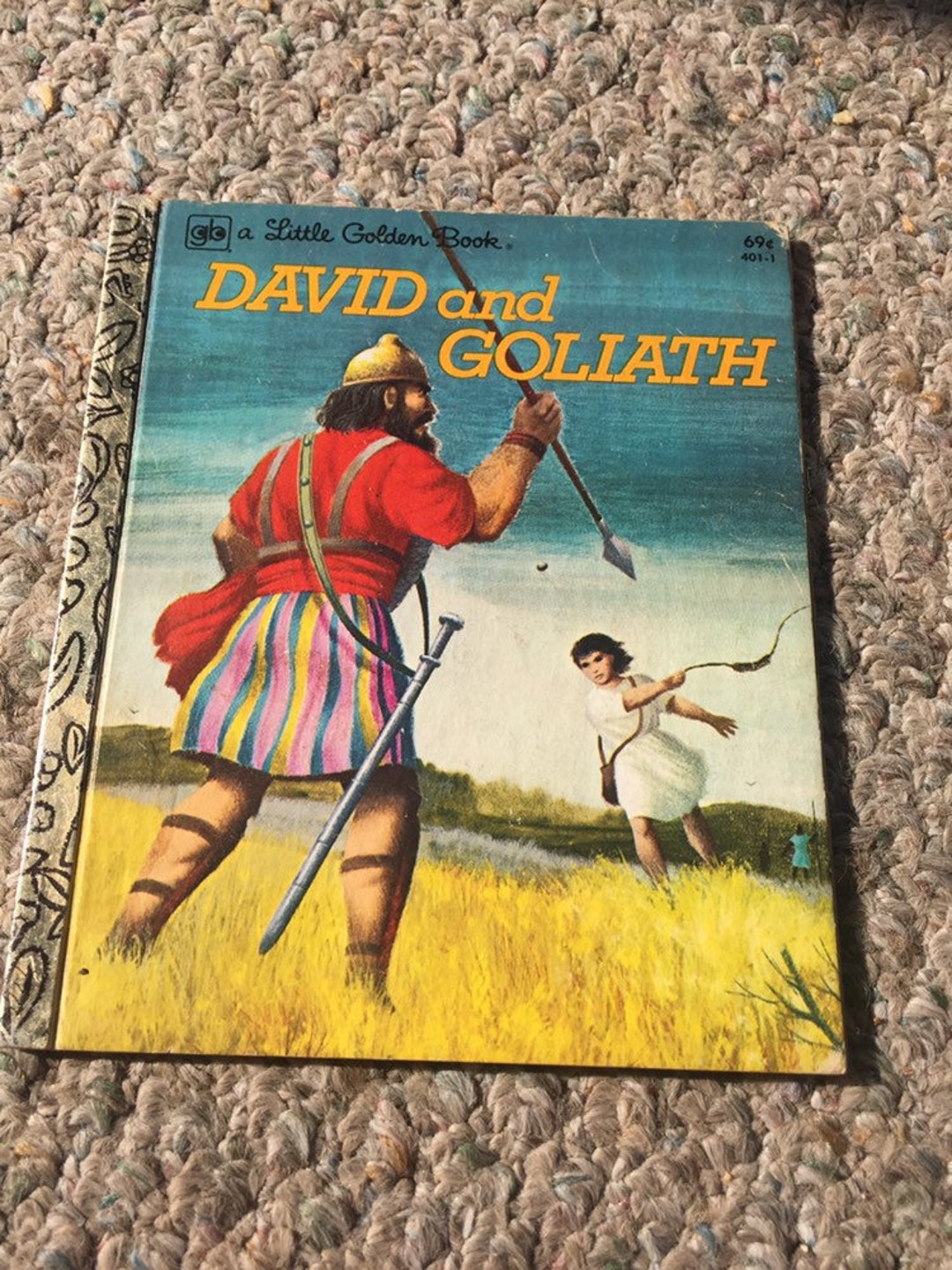 David and Goliath Little Golden Books Vintage LGB 1979 Great Bible ...