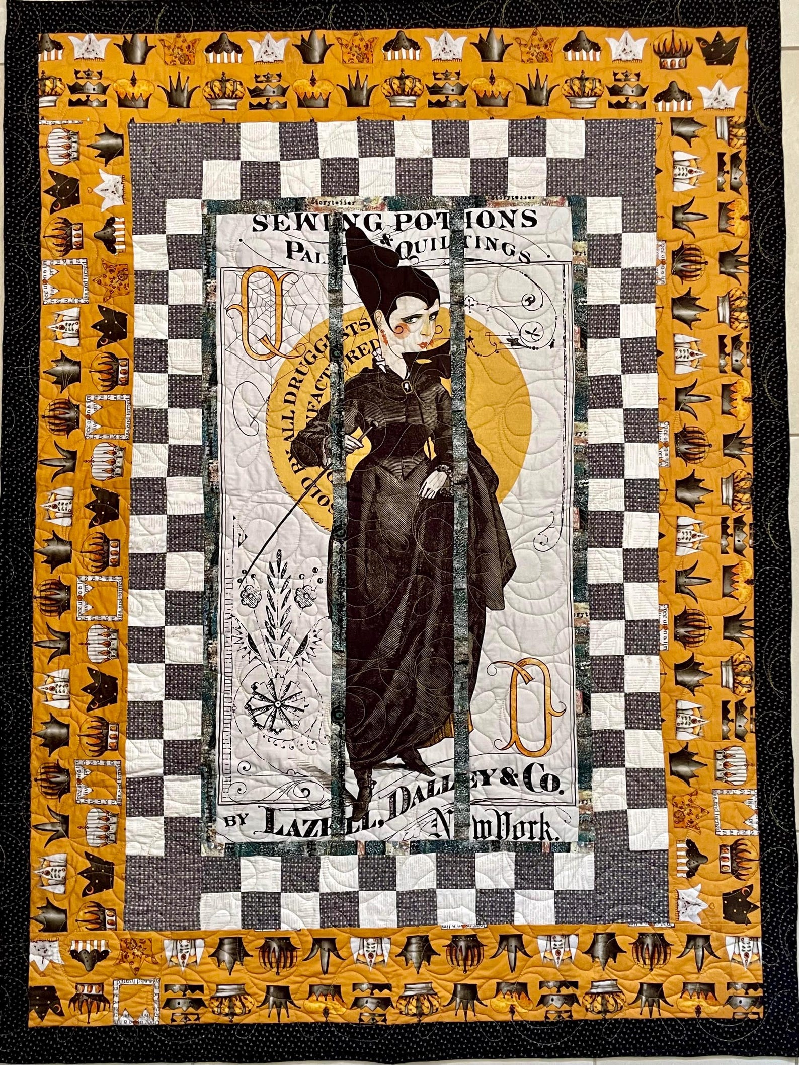Mystery Woman Lap or Throw Quilt - Etsy