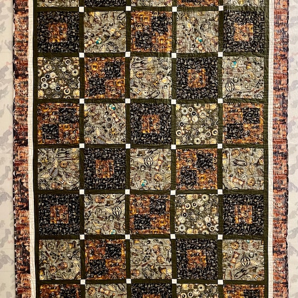 Steampunk Quilt Kit - Etsy