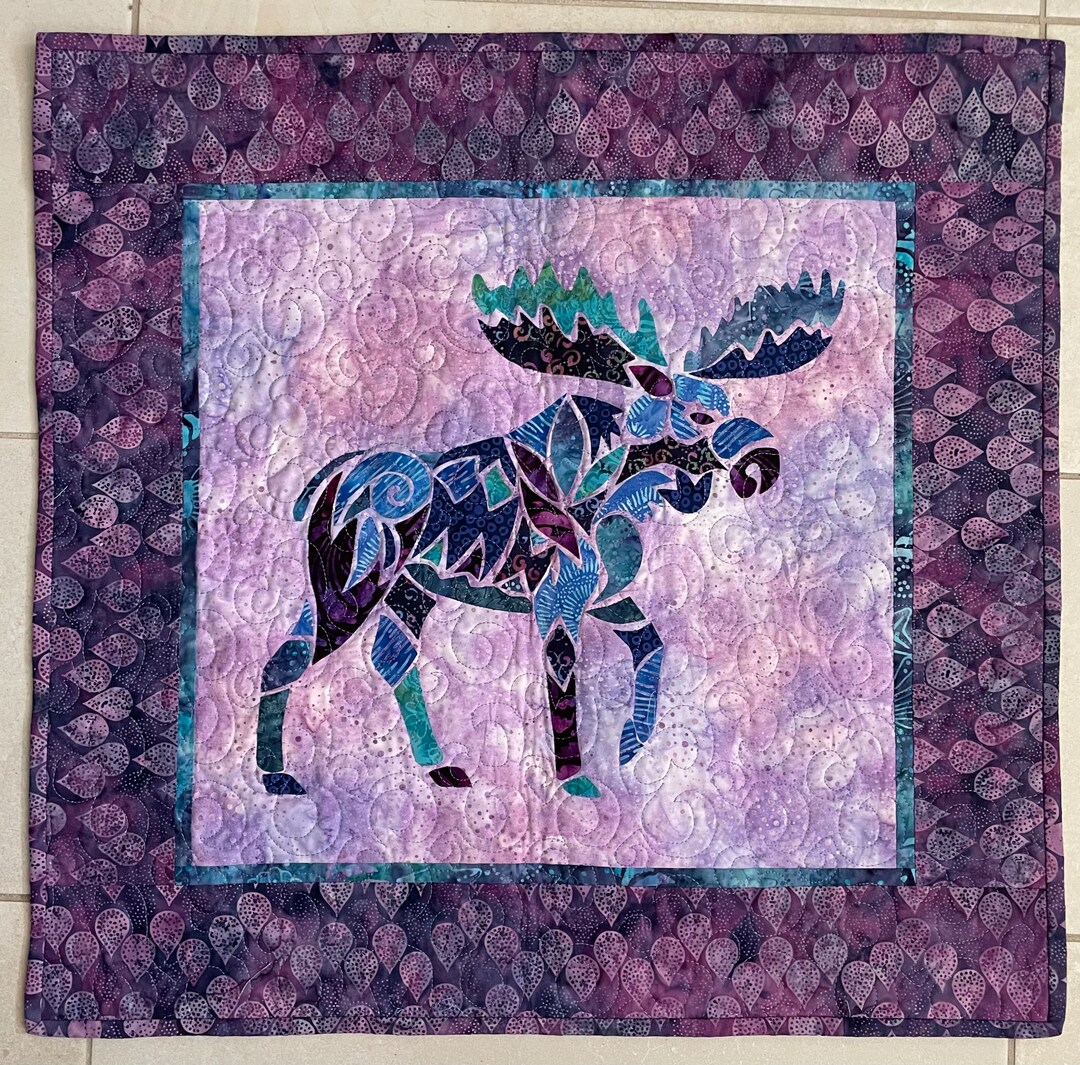 Quilt Moose Wall Hanging - Etsy