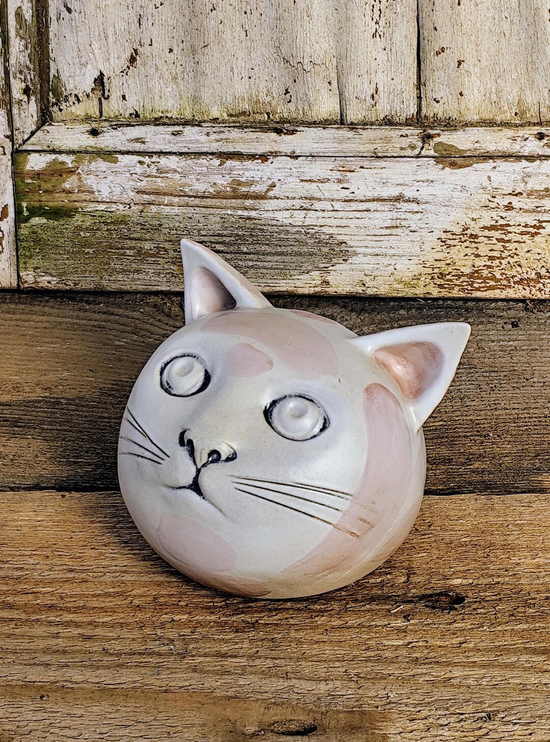 Round Cat Money Bank - Ceramic Money Box, Handmade Kitten, Coin Bank - Etsy