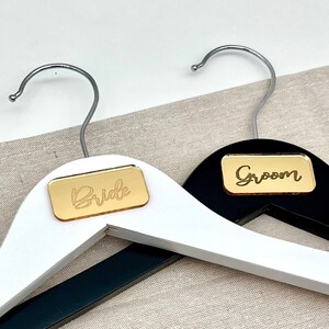 Personalized Wedding Hangers, Bridesmaid Hangers, Bridal Dress Hanger ...