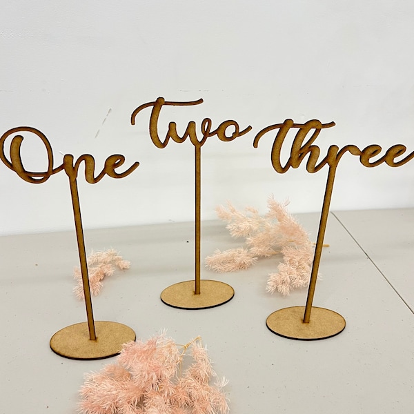 Table Numbers Rustic - Etsy