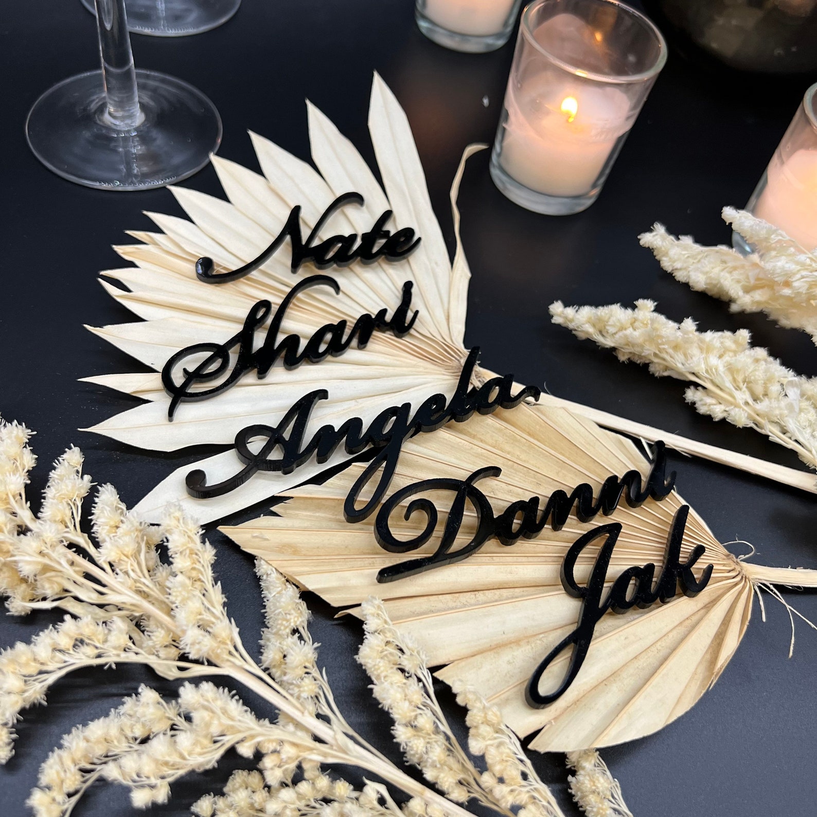 Personalized Birthday Name Tags Custom Wood Namescustom - Etsy