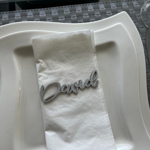 Wedding Table Place Card Name Tags, Birthday Name Tags, Personalized ...