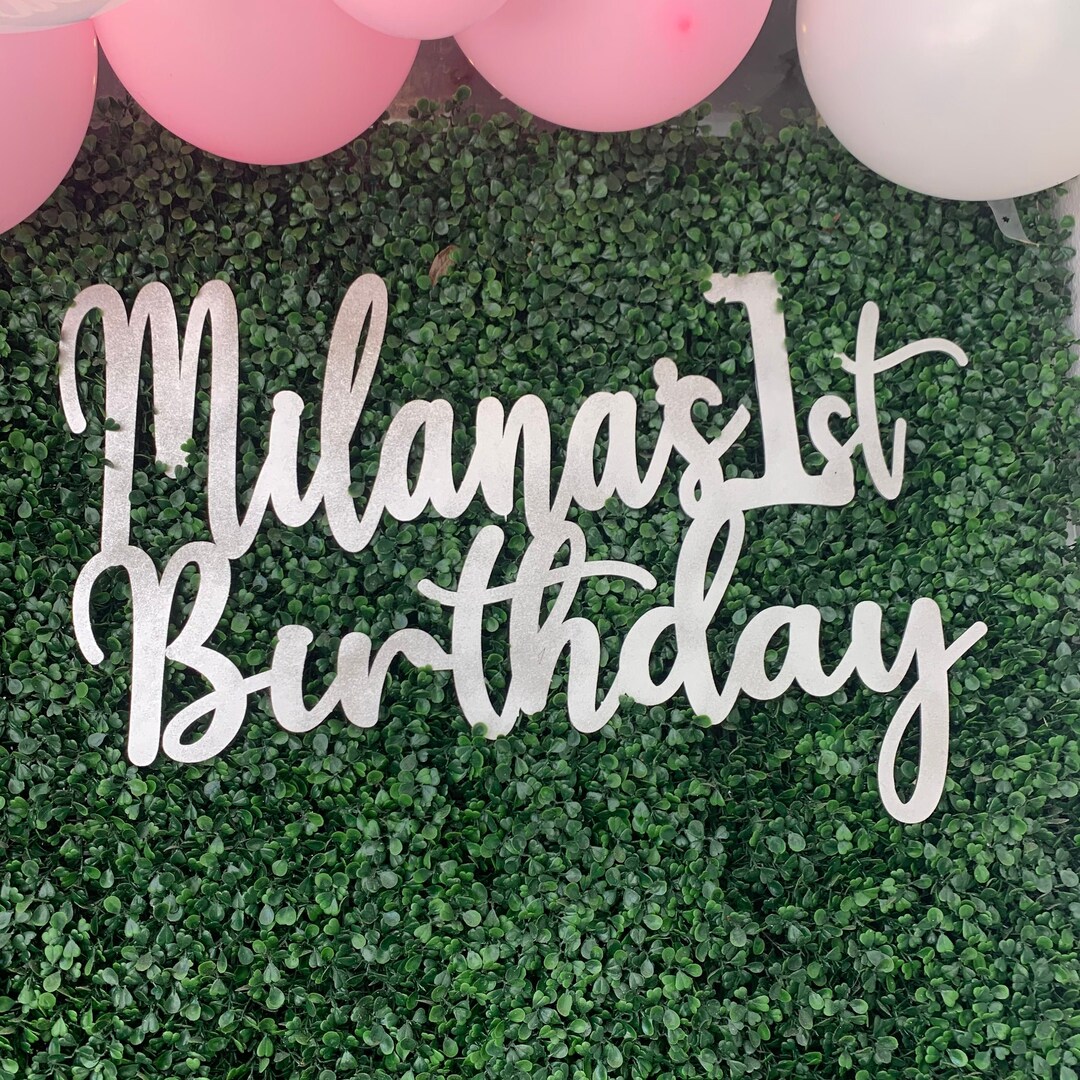 First Birthday Wood Sign, Custom Backdrop Sign Wall Decor ...