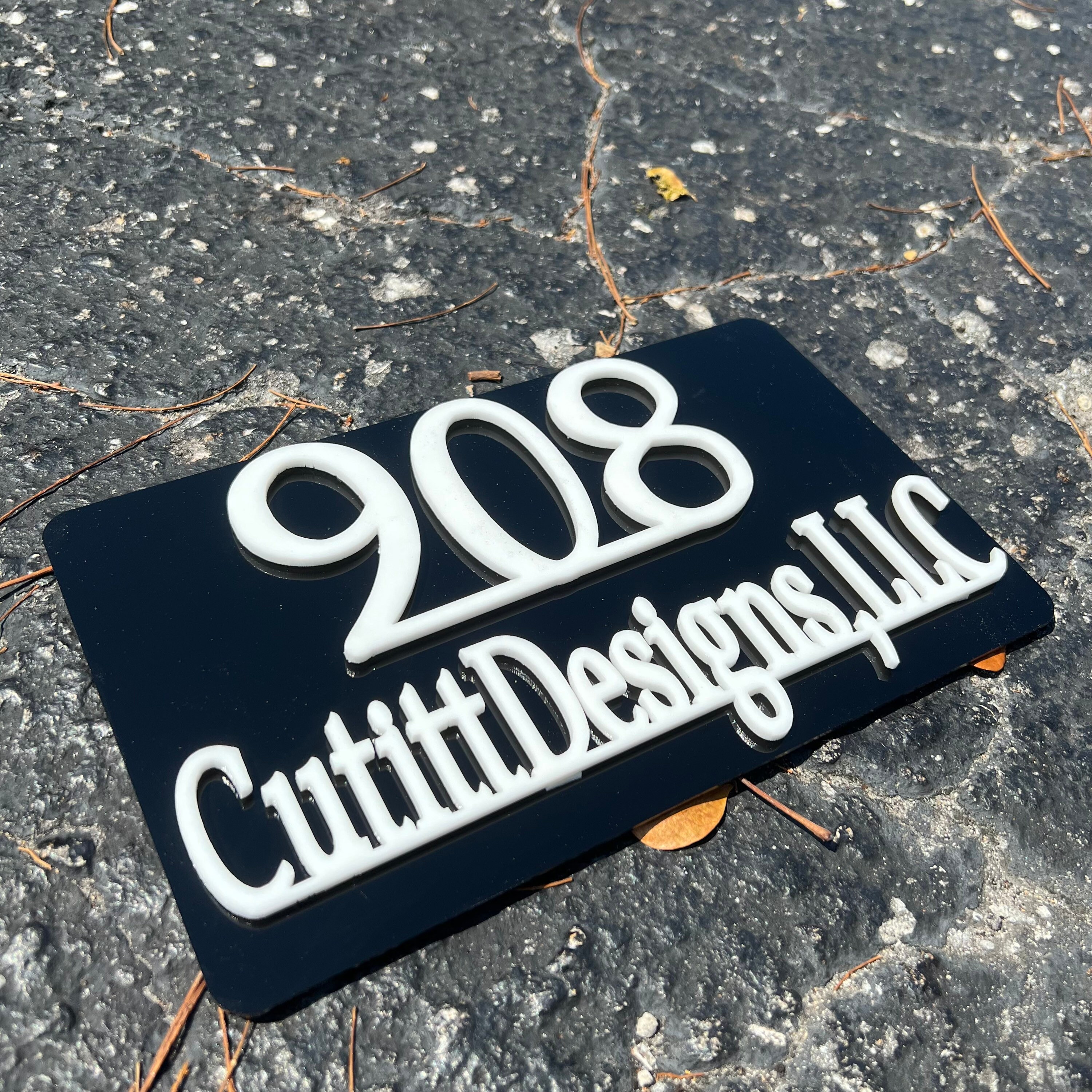 Custom Door Plaques, Acrylic 3D Door Business Name, Office Door Company ...