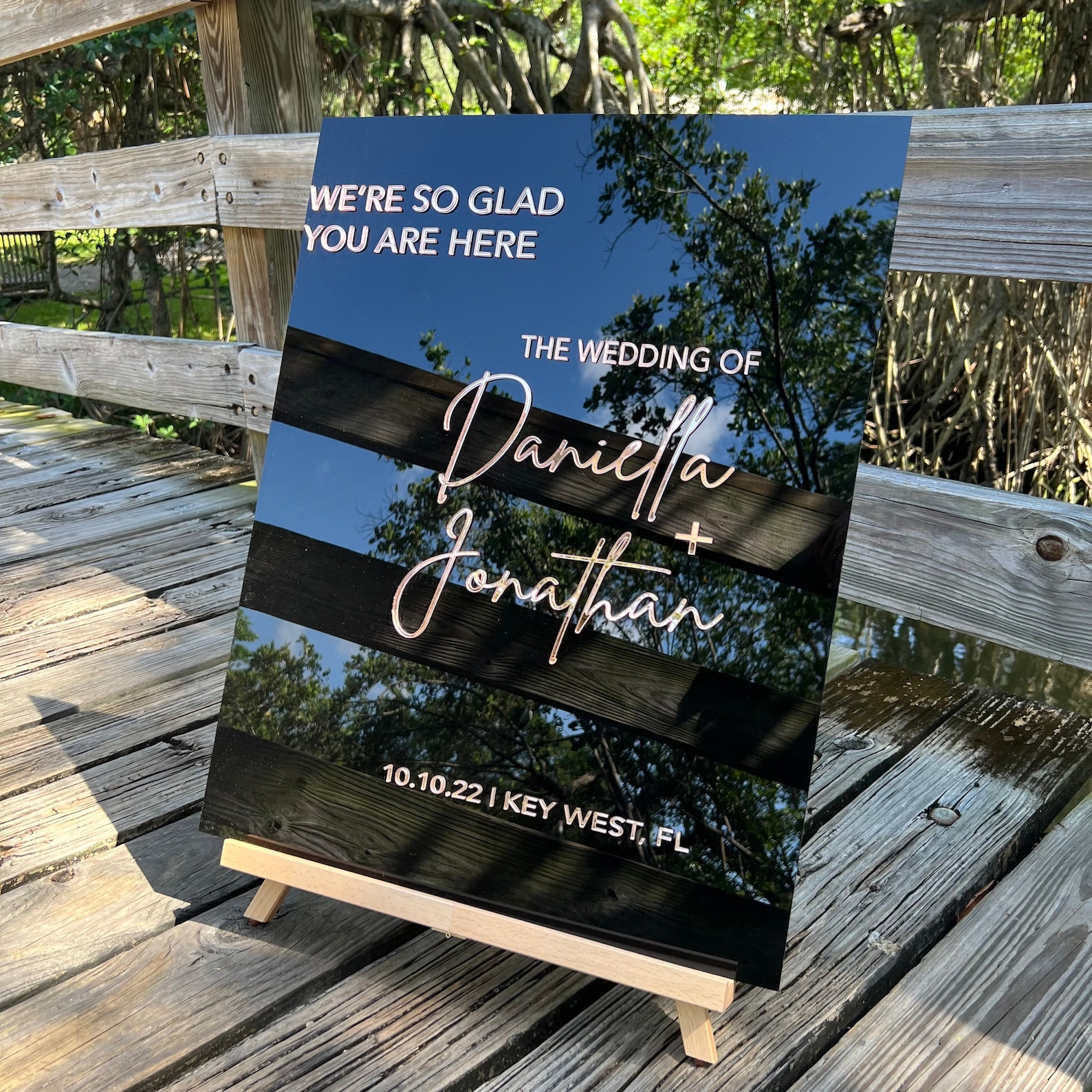 Acrylic Wedding Welcome Sign, Bride and Groom Wedding Sign, Welcome ...