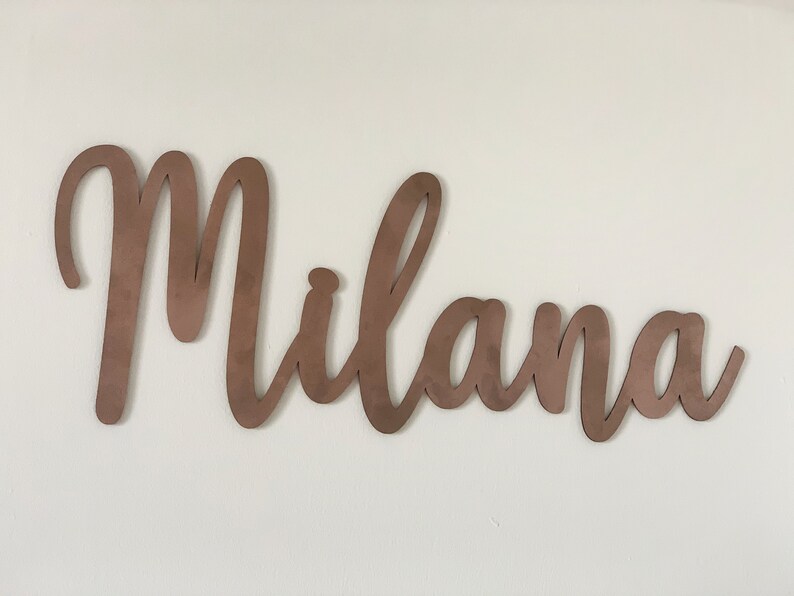 Personalized Wall Name, Children's Wall Decor , Custom Wooden Laser Cut ...