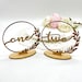 Table Numbers, Circle Floral Table Numbers, Wedding Table Numbers, Wood ...