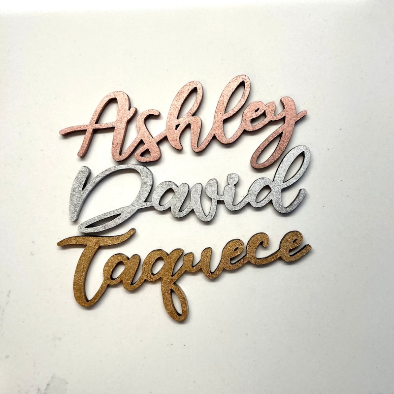 Laser Cut Names - Etsy