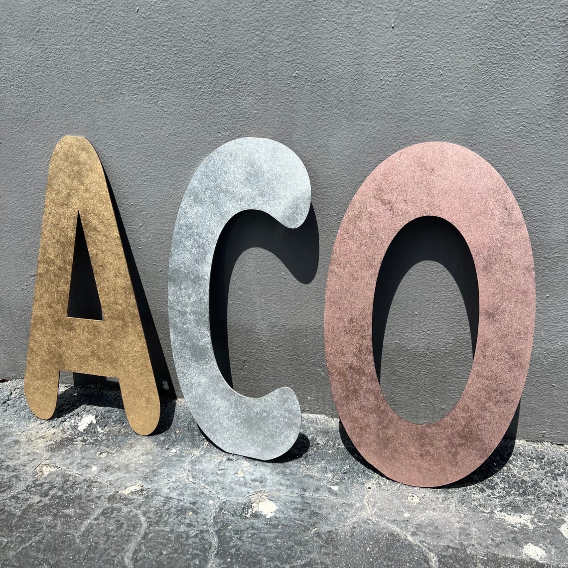 Large Letters - Wood and Acrylic Wall Letters for Retail, Nursery Decor ...