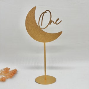 Moon Table Numbers, Wedding Table Numbers, Moon Wedding Decoration ...