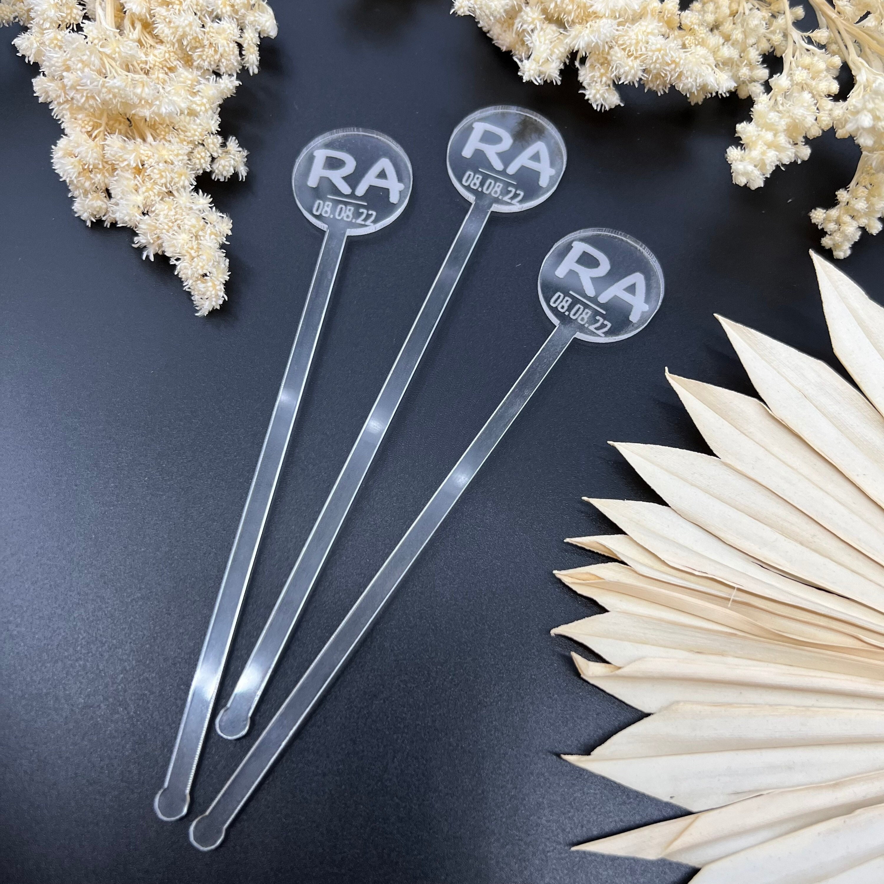 Personalized Acrylic Stirrers Custom Drink Stirrer for - Etsy