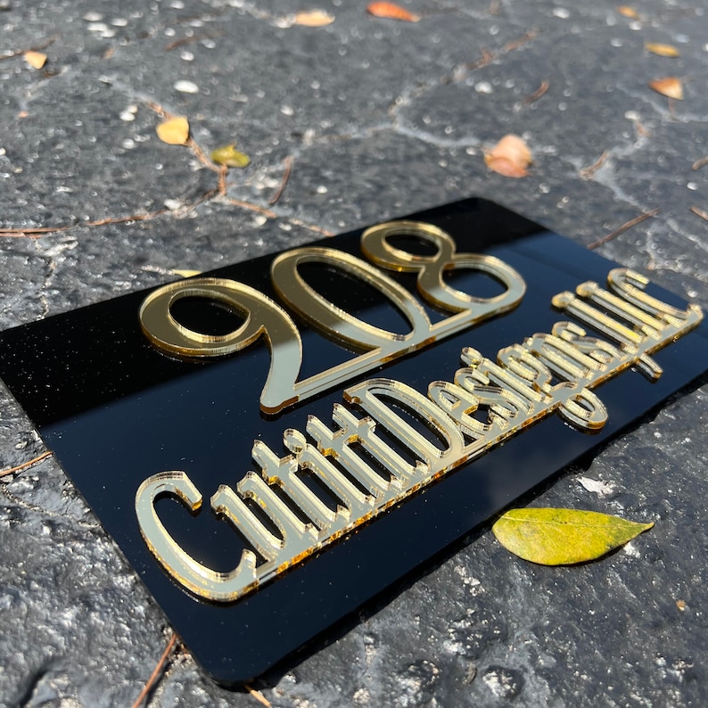 Custom Door Plaques, Acrylic 3D Door Business Name, Office Door Company ...