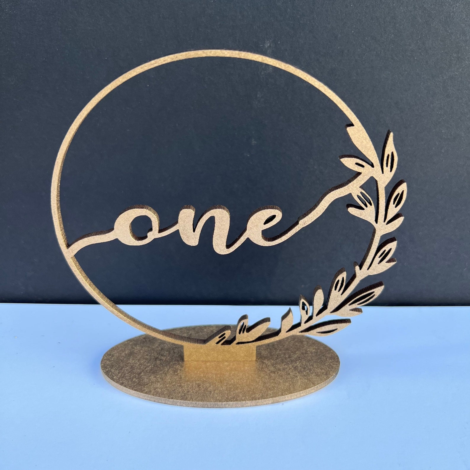 Table Number Sign Circle Floral Table Numbers Wedding Table - Etsy