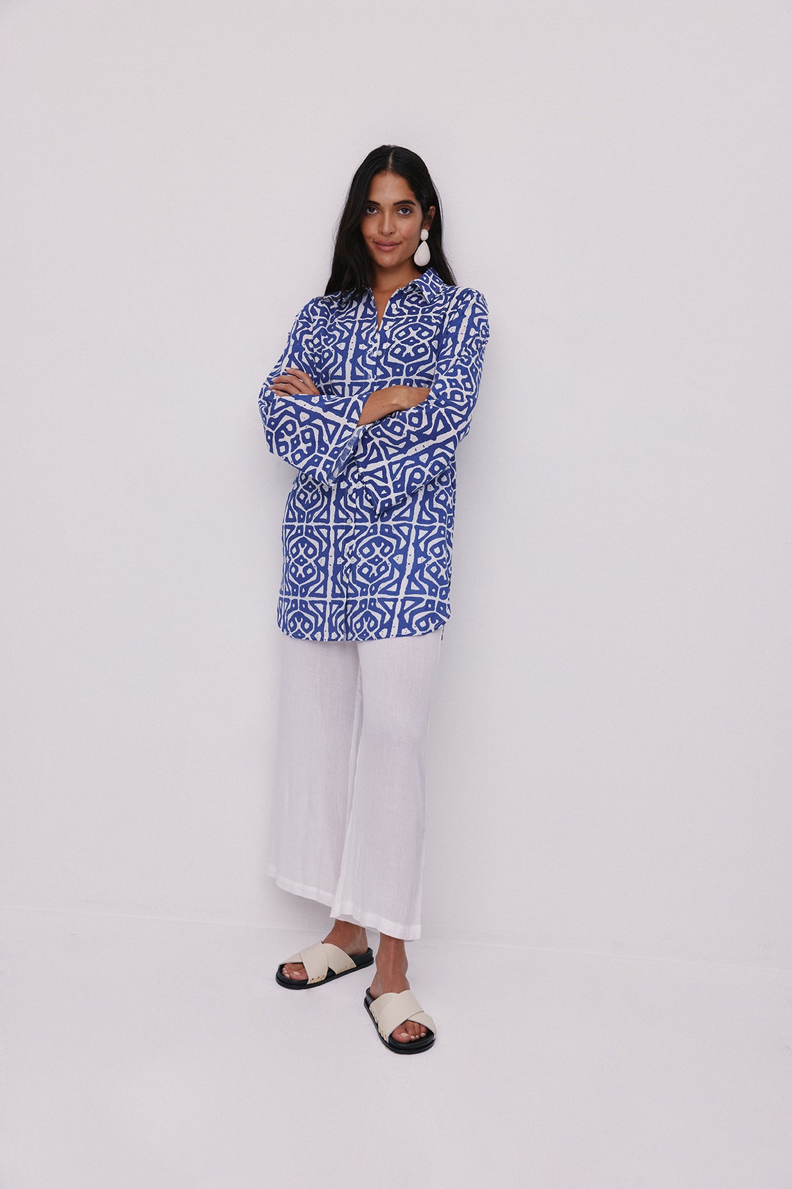 Block Print Batik Tunic - Etsy