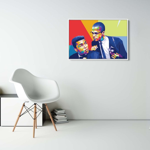 Muhammad Ali Canvas - Etsy