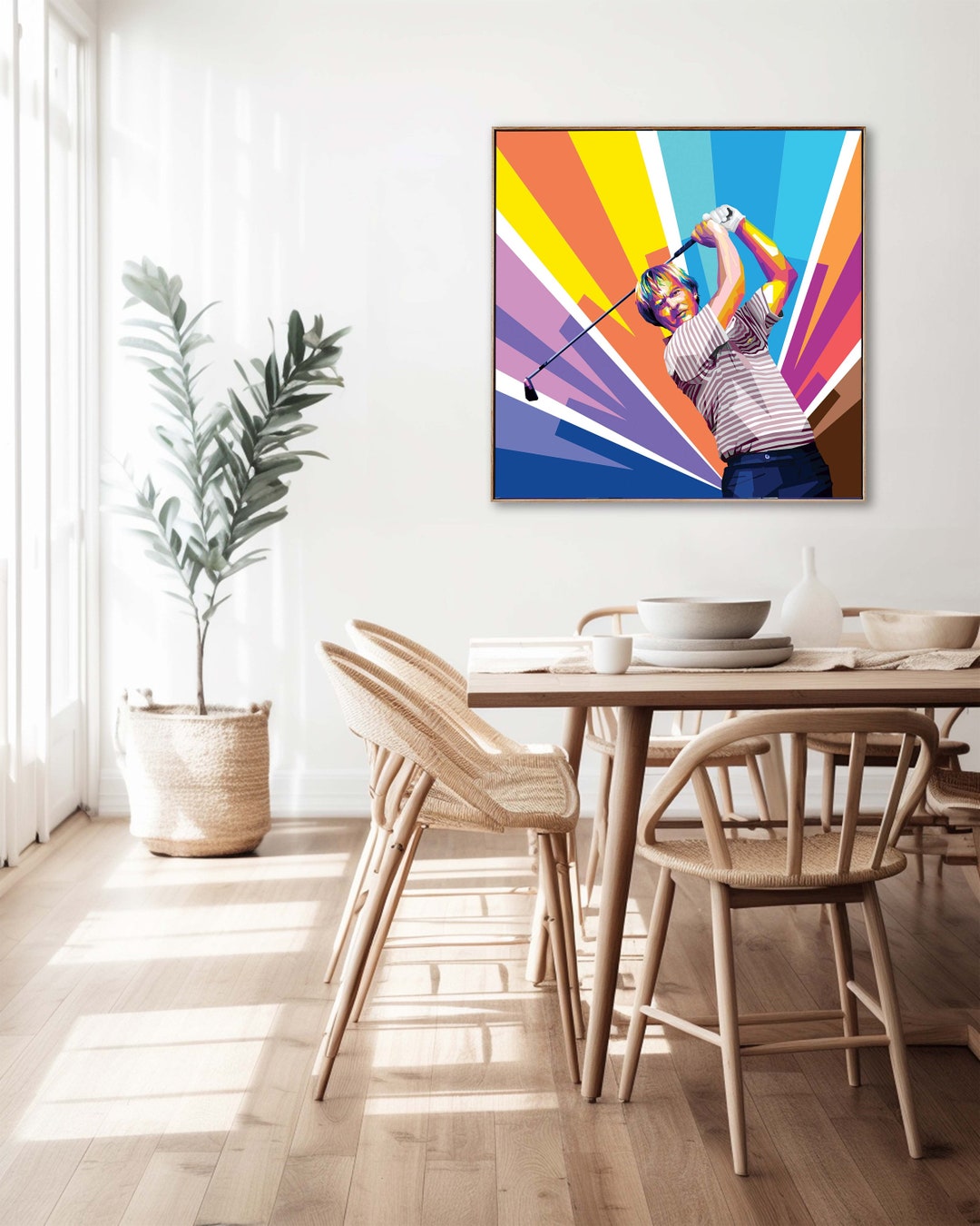 Jack William Nicklaus - the Golden Bear - Ready to Hang Framed Pop Art ...