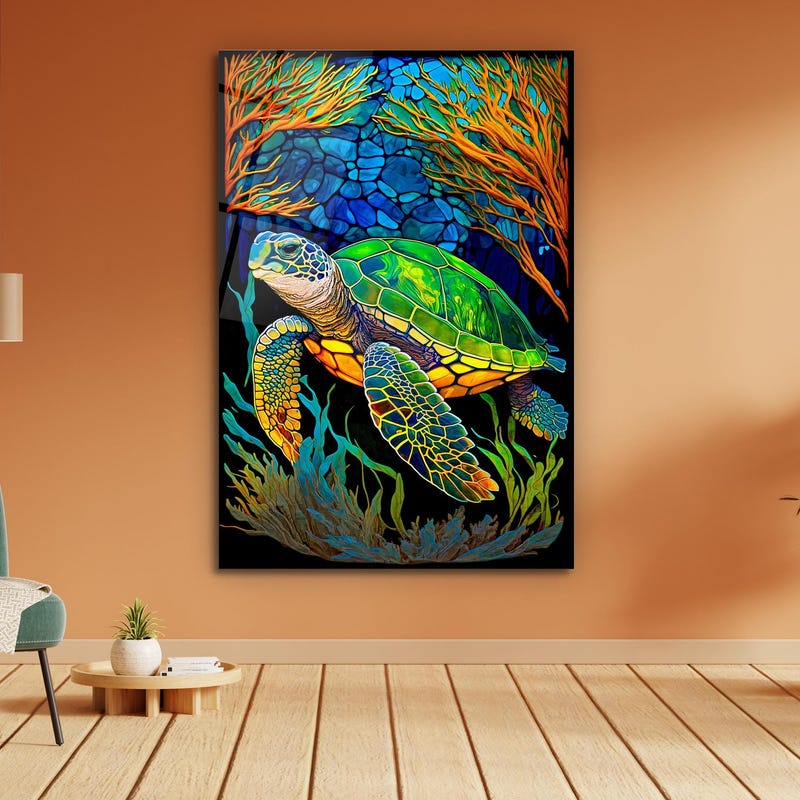 Sea Turtle Wall Art - Etsy