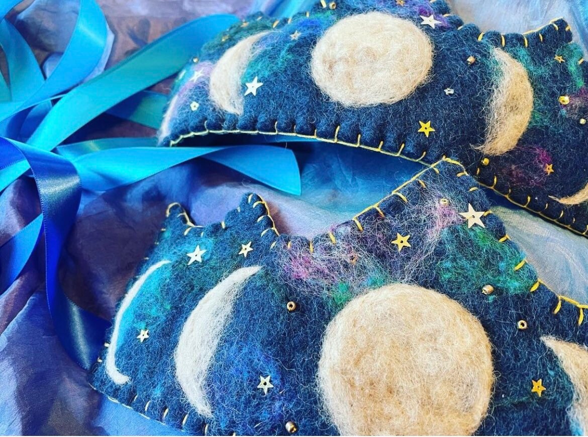 Moon Crowns Full Partial Crescent Moons With a Celestial | Etsy