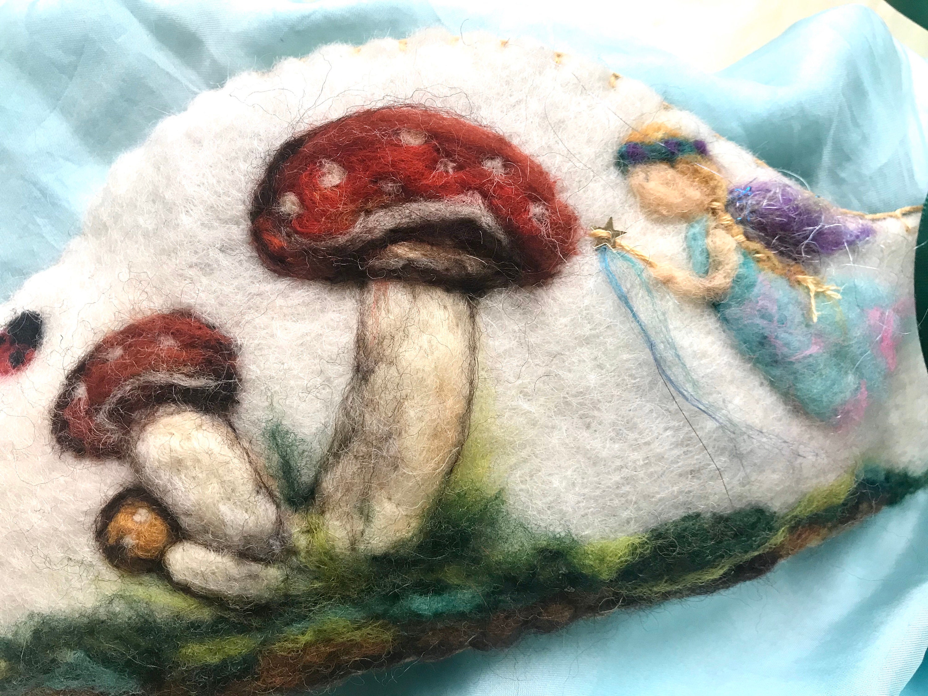 Toadstool or Mushroom Crown With Fairy - Etsy