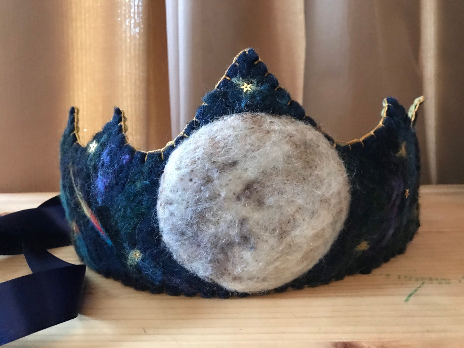 Moon crowns Full partial crescent moons with a celestial | Etsy