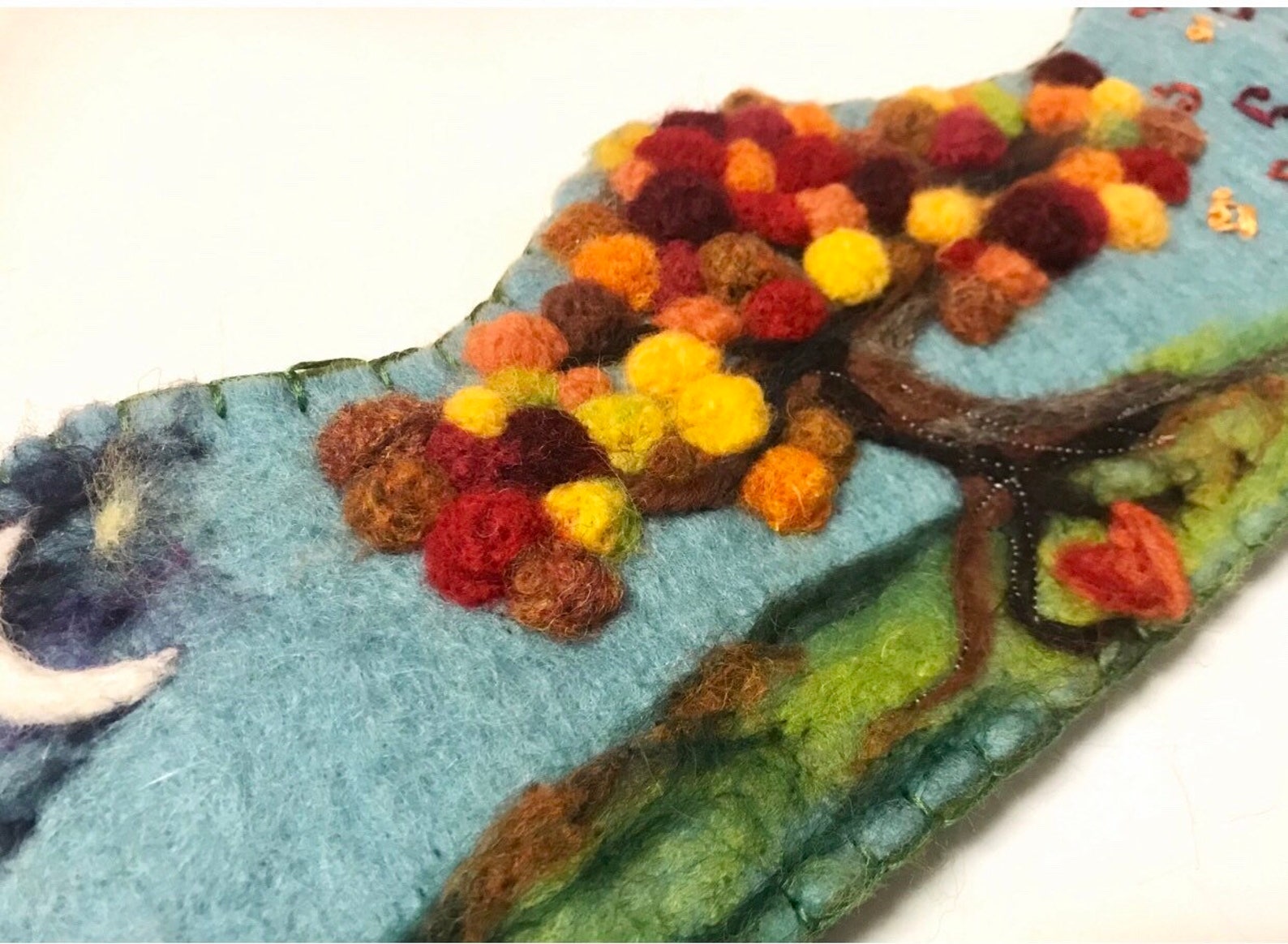 Seasonal Love Tree Needle Felted Birthday Waldorf Wool Crown L | Etsy