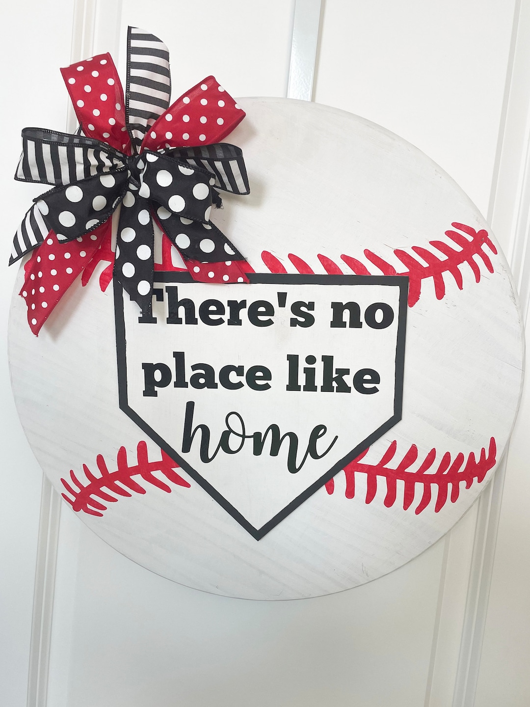 Baseball Door Sign | Baseball Door Hanger | Spring Door Decor | Summer ...