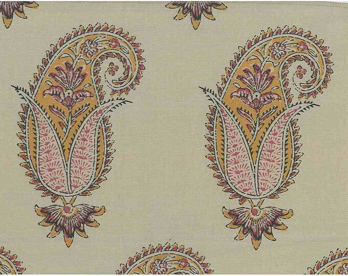 9601/3 Antique Paisley Print 56autumnblock Print-indian Fabric-paisley ...