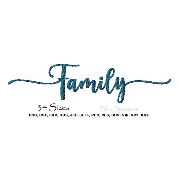 Family Embroidery - Etsy