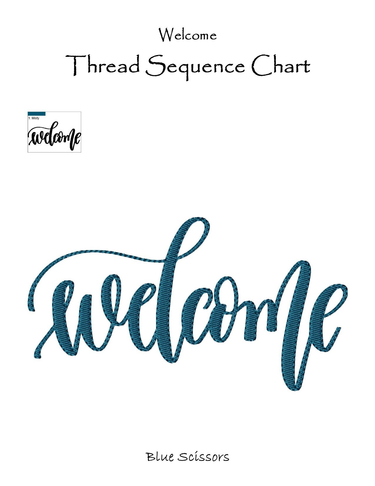 Welcome Embroidery Design Welcome Embroidery Machine - Etsy