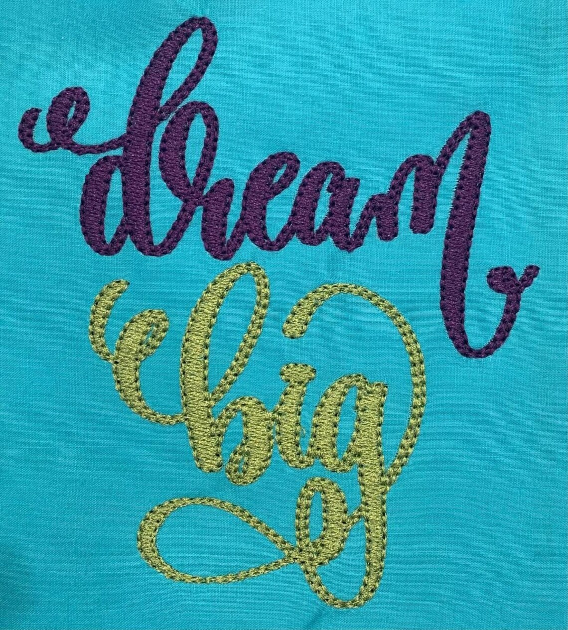 Dream Big Embroidery Design Dream Embroidery Design Machine - Etsy
