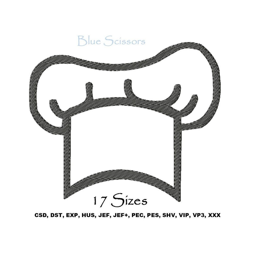 Chef Hat Embroidery Design, Chefs Hat Embroidery Design, Machine ...