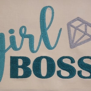 Girl Boss Embroidery Design, Girl Boss Embroidery Design, Machine ...