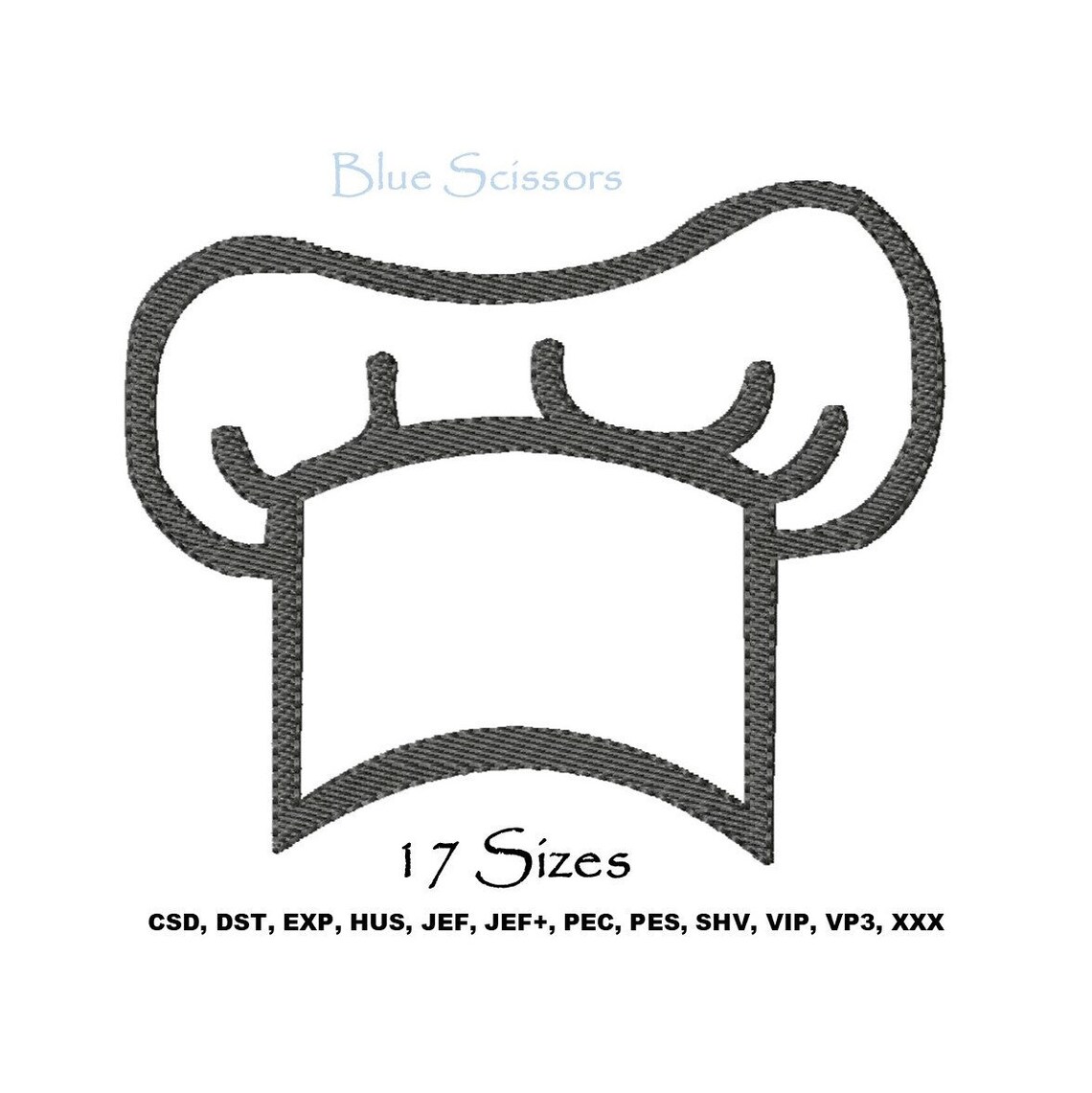 Chef Hat Embroidery Design Chefs Hat Embroidery Design | Etsy