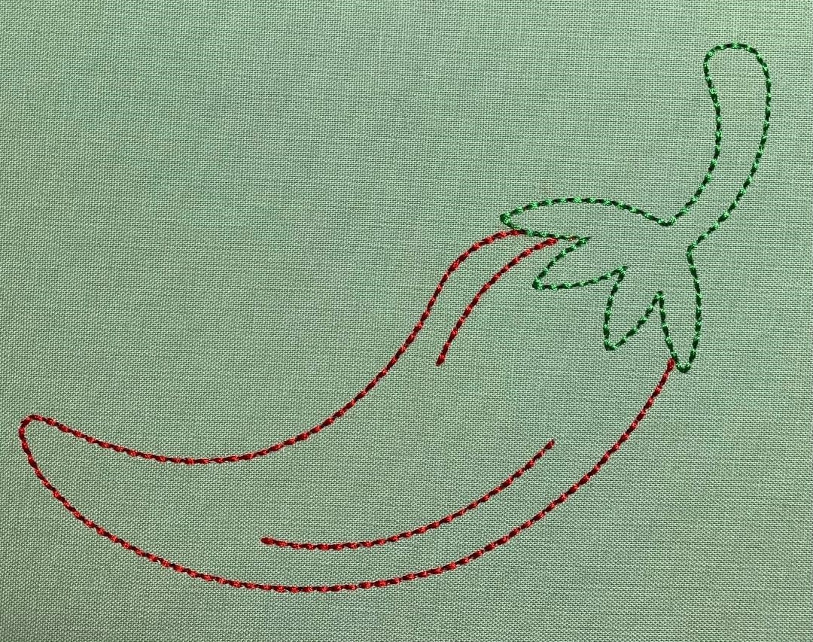 Pepper Embroidery Design Hot Pepper Embroidery Design - Etsy